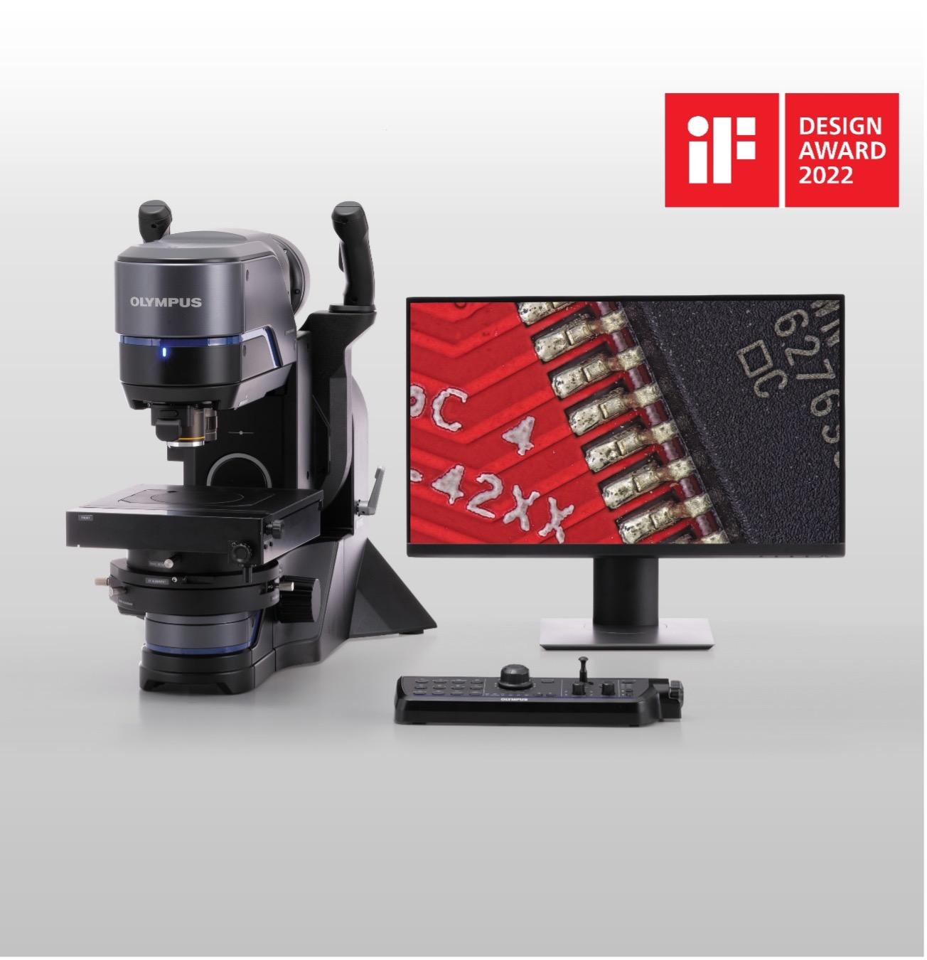 DSX1000数码显微镜荣获2022年iF设计奖 | DSX1000数码显微镜赢得2022 iF设计奖 | 奥林巴斯工业官网