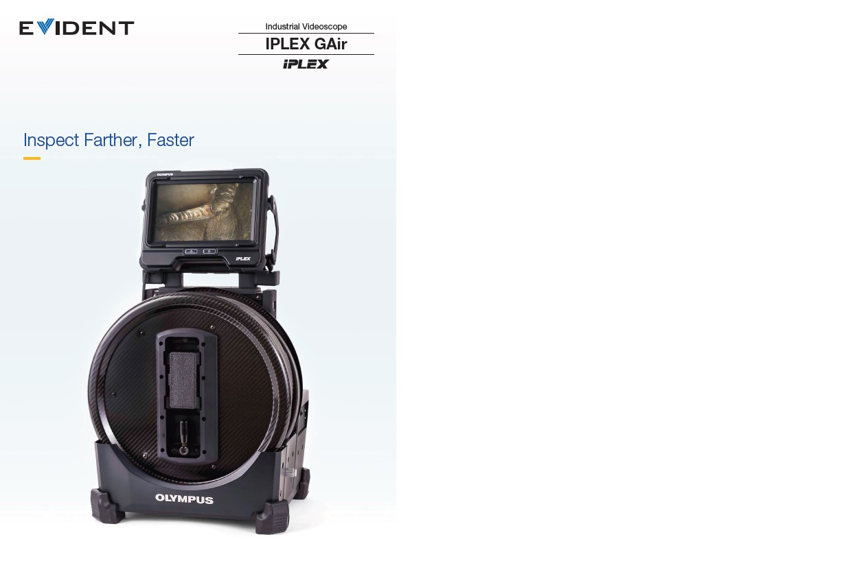 用于长距离管道系统的视频镜＆＃x2013; IPLEX GAir| 视频内窥镜＆＃x2013;奥林巴斯IMS