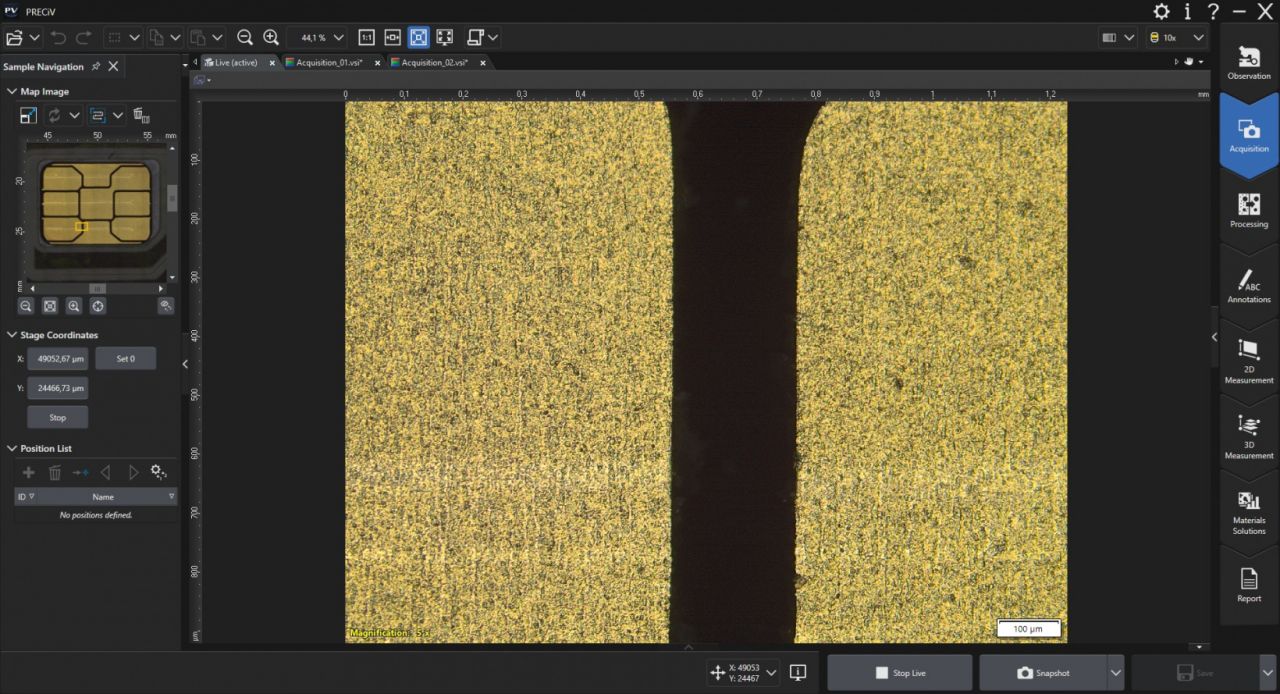 PRECiV | Microscope Image Analysis Software | Olympus IMS