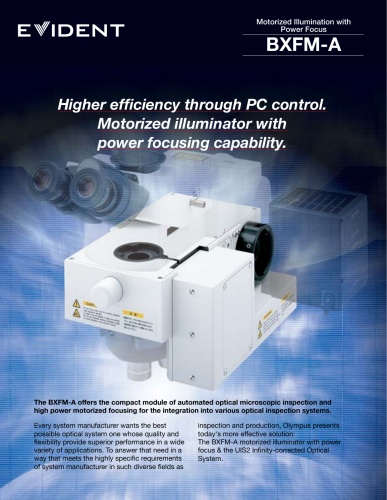 BXFM-A Motorized Illumination with Power Focus